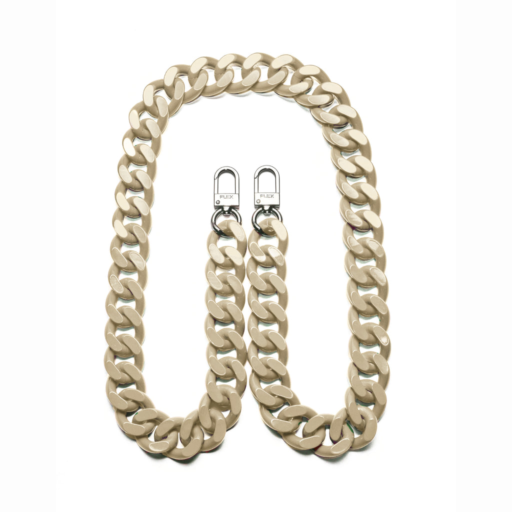 Cuban Chain Strap - Bone – Flex Bags Paris